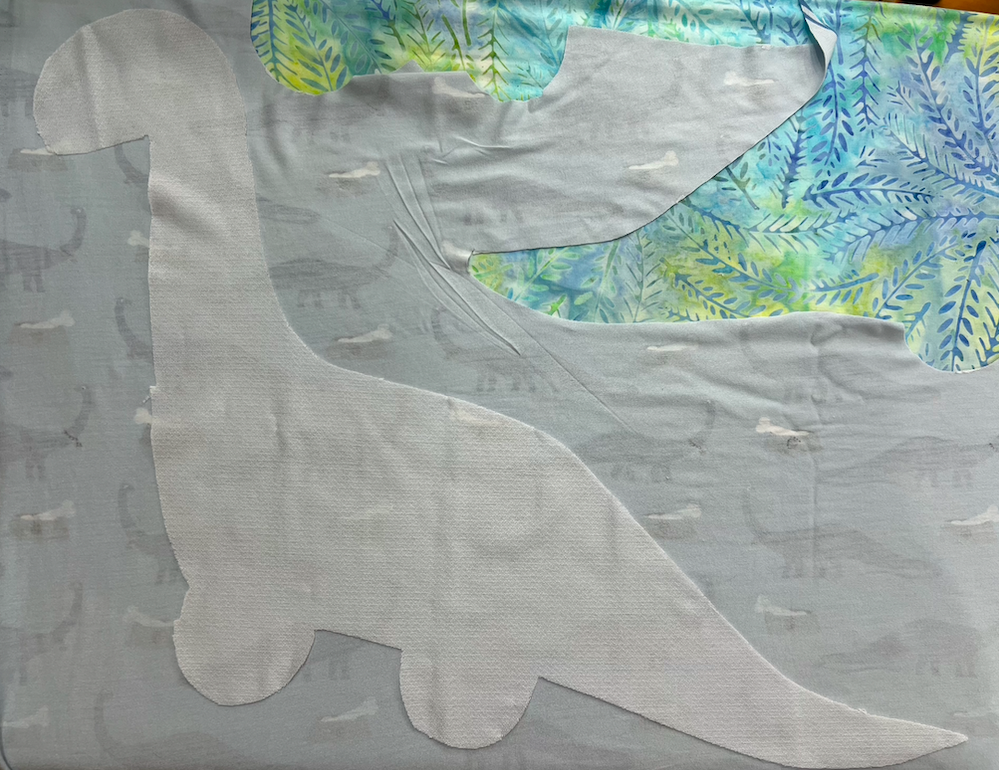 Make Easy Stuffed Dinosaurs by Combining Luxe Cuddle® with your Favorite Bamboo Viscose Fabric